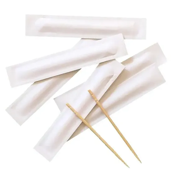 Wooden Toothpicks Individually Paper Bag Wrapped Ensuring Safety for ...